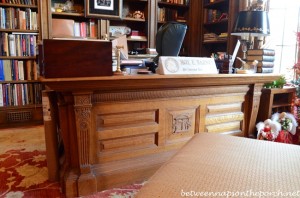 Home Library, Study and Dining Room in the Victorian Home of Governor ...