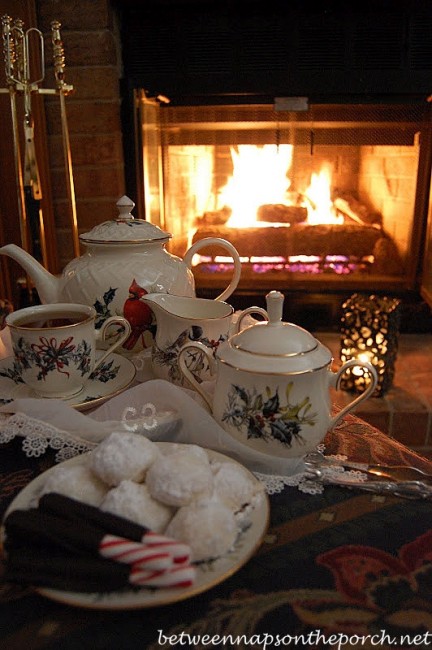 Romantic Table Settings Fireside