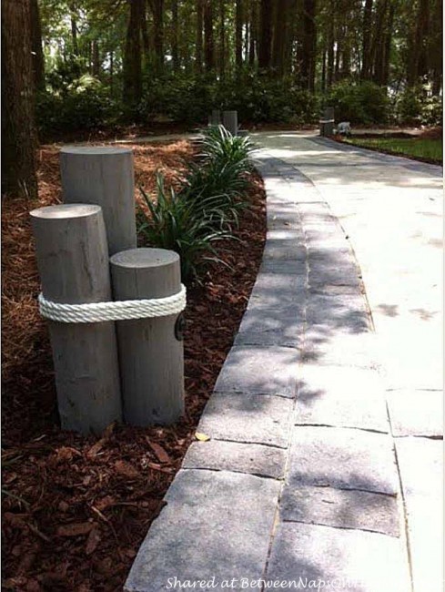 Concrete Walkway Transformed With Beautiful Cobble-Stone Pavers