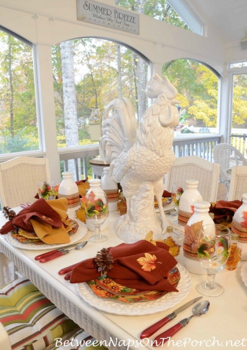 Pancake Breakfast Table Setting Tablescape