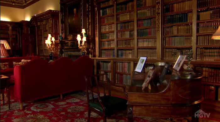 Downton Abbey Library Display