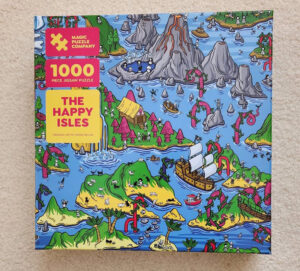 The Magic Company Puzzle, A Happy Isles, Assembled On A Puzzle Board