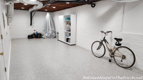 Progress on Basement Storage Room Renovation Makeover