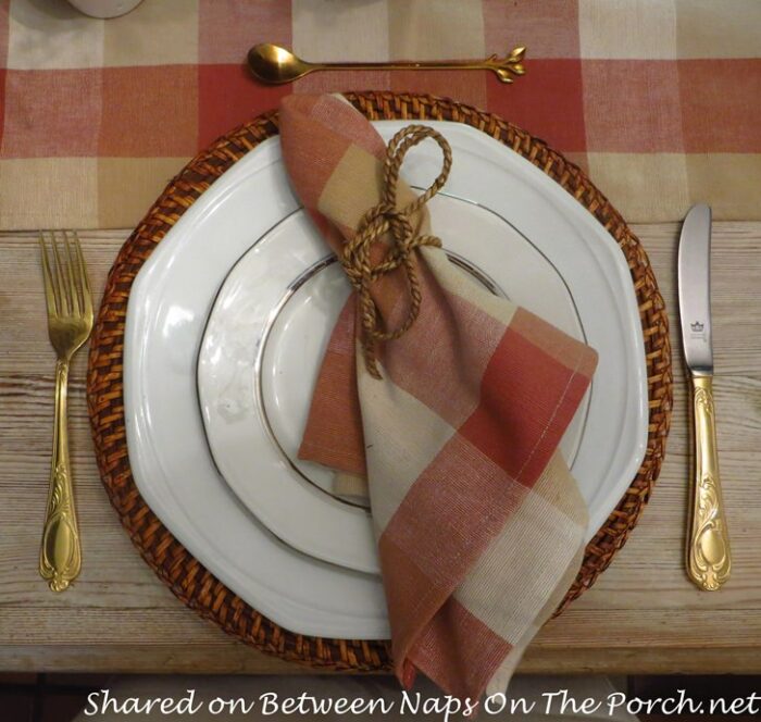A Charming, Rustic-French Table Setting, Complete With A Beautiful ...