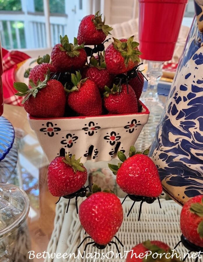 Sunflowers and Naughty Ants for a Summer-Themed Table Setting