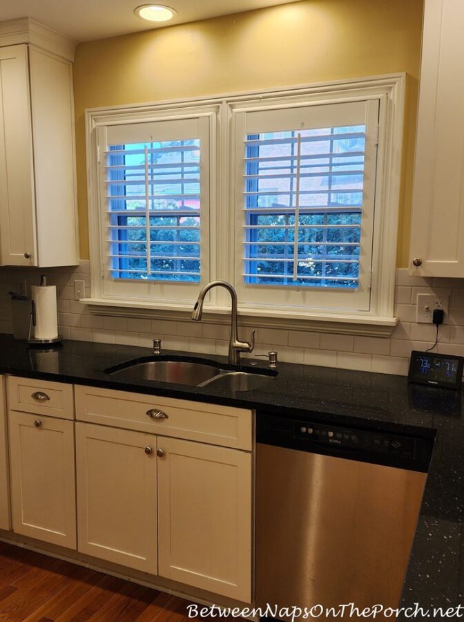 Plantation Shutters For The Kitchen & Office