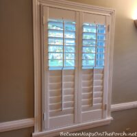 Beautiful Transformation With Interior Shutters, Plus Getting Rid Of ...
